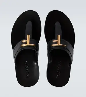 TOM FORD Leather Thong Sandals