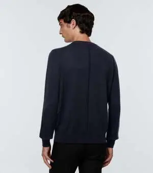 THE ROW Benji Cashmere Sweater - Blue