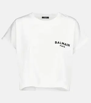 Balmain Logo T-shirt - White