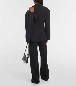 Jacquemus La Veste Galliga Virgin Wool Blazer - Black