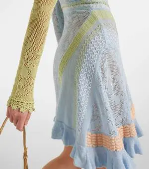 ROBERTA EINER Ali Open-knit Minidress