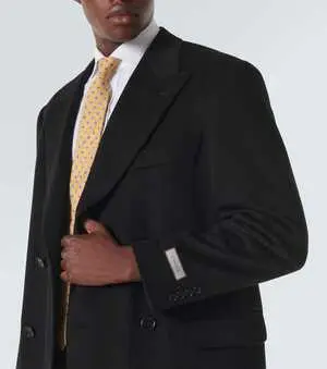 Canali Wool And Cashmere Overcoat