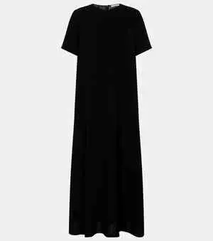 THE ROW Robi Cady Maxi Dress - Black