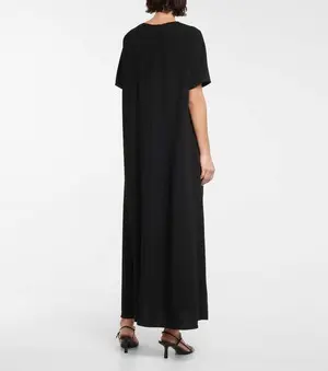 THE ROW Robi Cady Maxi Dress - Black