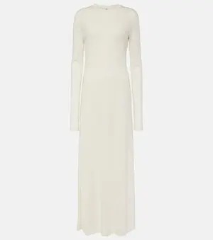 TOTEME Jersey Maxi Dress - White