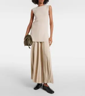 Max Mara Soldino Ribbed-knit Top