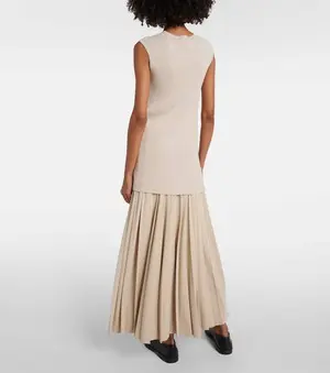 Max Mara Soldino Ribbed-knit Top