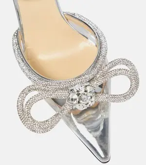 Mach & Mach Double Bow Embellished Pumps