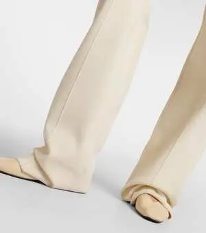 JOSEPH Milano Mid-rise Straight Leg Trousers