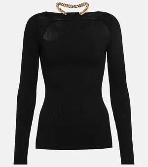 Proenza Schouler Chain-trimmed Cutout Top