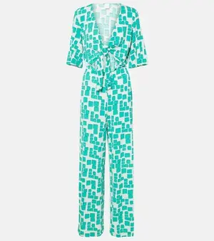 Max Mara Papiri Jersey Jumpsuit - Green