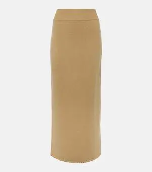 TOTEME Wool And Cashmere-blend Midi Skirt