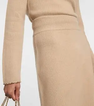 TOTEME Wool And Cashmere-blend Midi Skirt