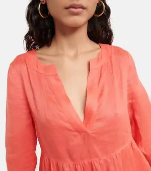 Heidi Klein Moroccan Sands Linen Mini Dress