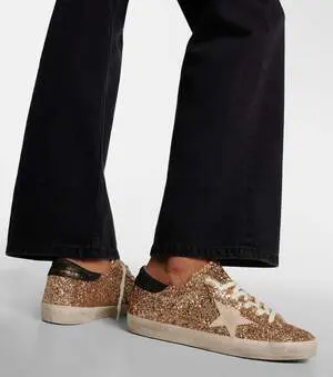 GOLDEN GOOSE Superstar Glitter Sneakers