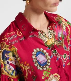 Camilla Printed Silk Shirt