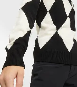 Perfect Moment Diamond Wool Turtleneck Sweater