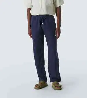 Vilebrequin Pacha Linen Pants - Blue