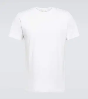 FRAME Logo Cotton Jersey T-shirt