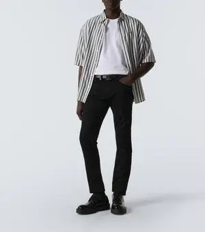FRAME Logo Cotton Jersey T-shirt
