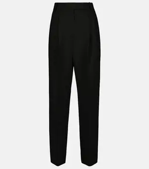 THE FRANKIE SHOP Bea Twill High-rise Trousers