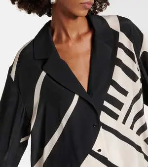 SIR. Printed Silk Shirt