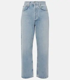 AGOLDE 90's Crop Mid-rise Straight Jeans