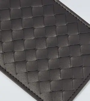 Bottega Veneta Intrecciato Small Leather Card Case - Black