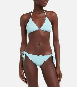 Marysia Mott Self-tie Bikini Bottom - Blue