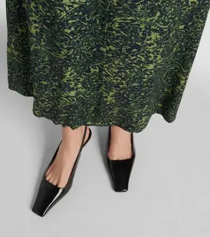 Proenza Schouler 65 Leather Slingback Pumps