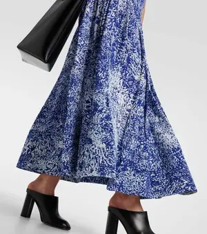 Proenza Schouler Simone Printed Maxi Dress - Blue