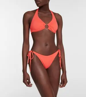 Melissa Odabash Brussels Halterneck Bikini - Orange