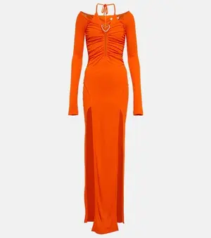 DION LEE Mobius Slit Gown - Orange