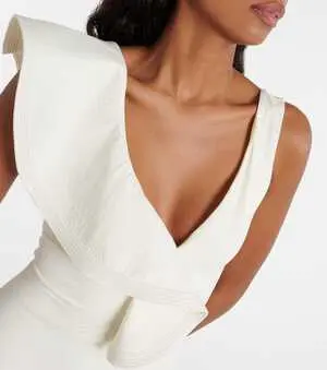Johanna Ortiz Ruffled One-shoulder Swimsuit