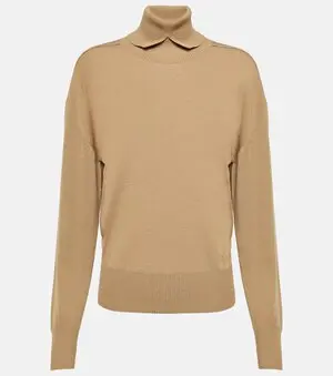 Burberry Turtleneck Wool Top