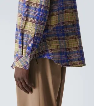 GOD'S TRUE CASHMERE Tartan Cashmere Shirt - Multicoloured
