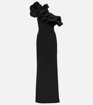 Rebecca Vallance Chloe One-shoulder Gown - Black