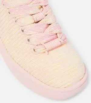 Burberry Checked Canvas Sneakers