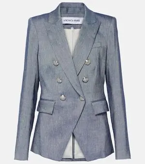 Veronica Beard Miller Double-breasted Blazer - Blue