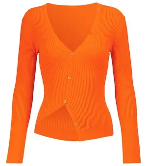 Jacquemus Le Cardigan Tordu Cardigan - Orange