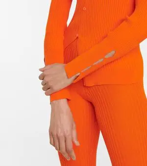 Jacquemus Le Cardigan Tordu Cardigan - Orange