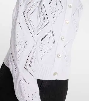 Vince Cropped Cotton Cardigan