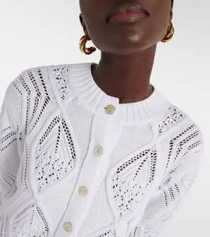 Vince Cropped Cotton Cardigan