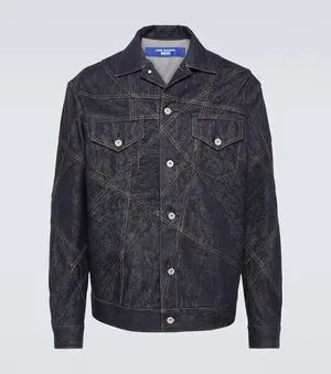 Junya Watanabe Embroidered Denim Trucker Jacket