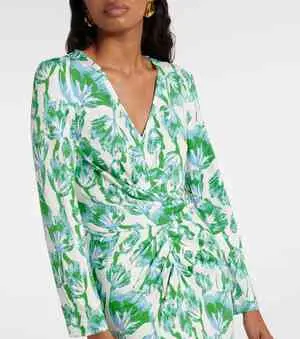Diane Von Furstenberg Timmy Printed Midi Dress