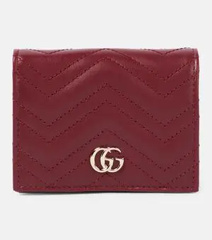 Gucci Gg Marmont Leather Wallet - Burgundy