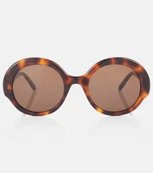 Loewe Round Tortoiseshell Sunglasses - Brown