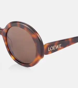 Loewe Round Tortoiseshell Sunglasses