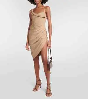 Jacquemus La Robe Saudade Minidress - Beige