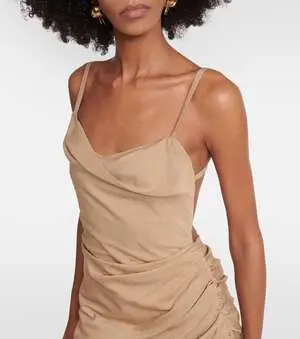 Jacquemus La Robe Saudade Minidress - Beige